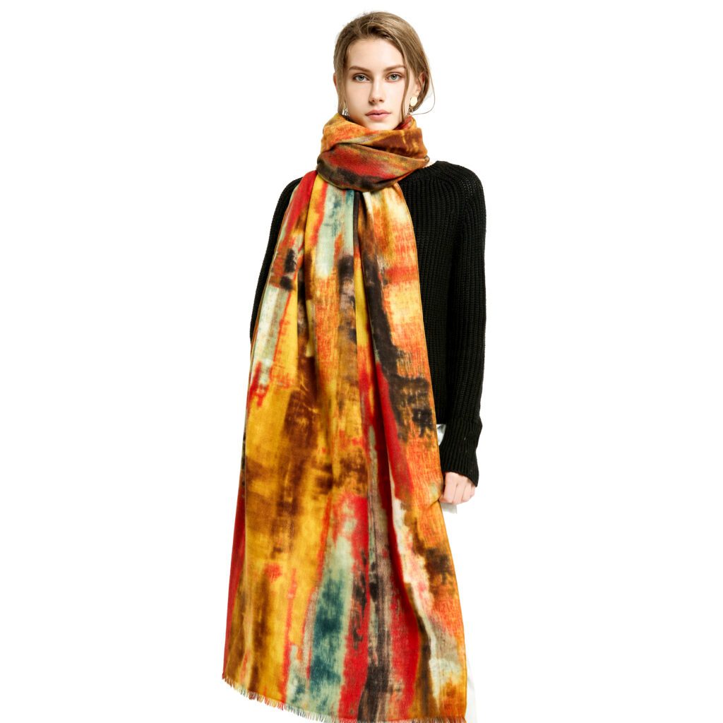 Graffiti Wall - Acrylic - Cashmere Feel Scarves - AW-19020-[250][0][325 ...
