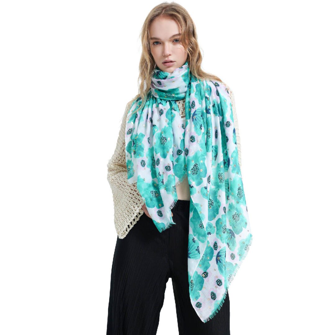 Keffiyeh Scarf Features A Modern Blend Of Earthy Tones