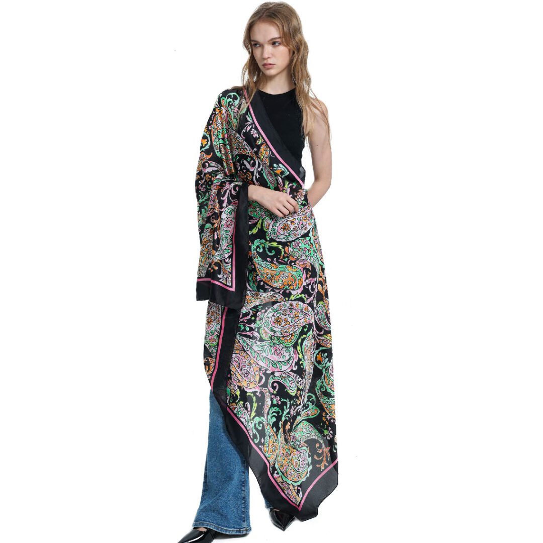 Women's Silk Scarf Captures The Essence Of Feminine Grace