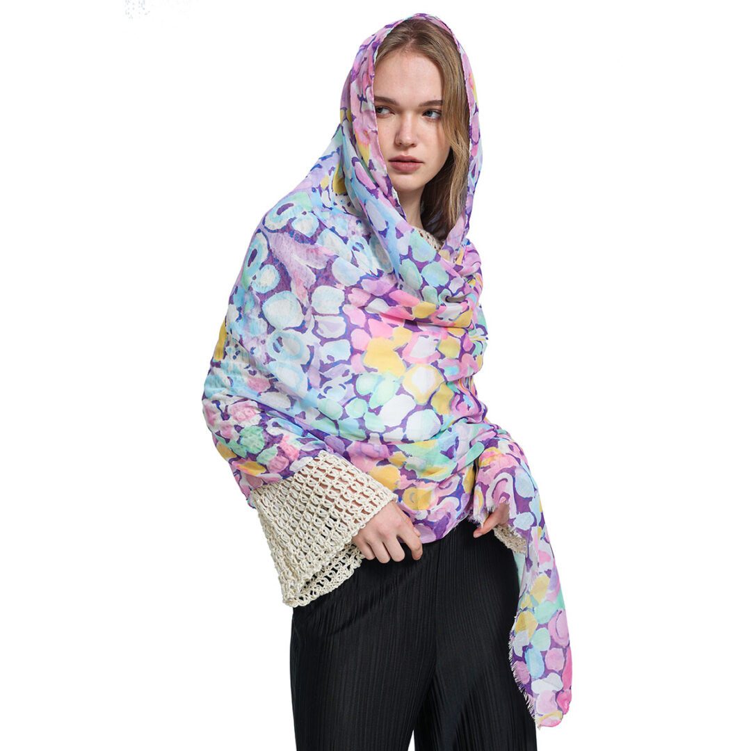 Immerse Yourself In The Floral Elegance Of Our Joules Scarf